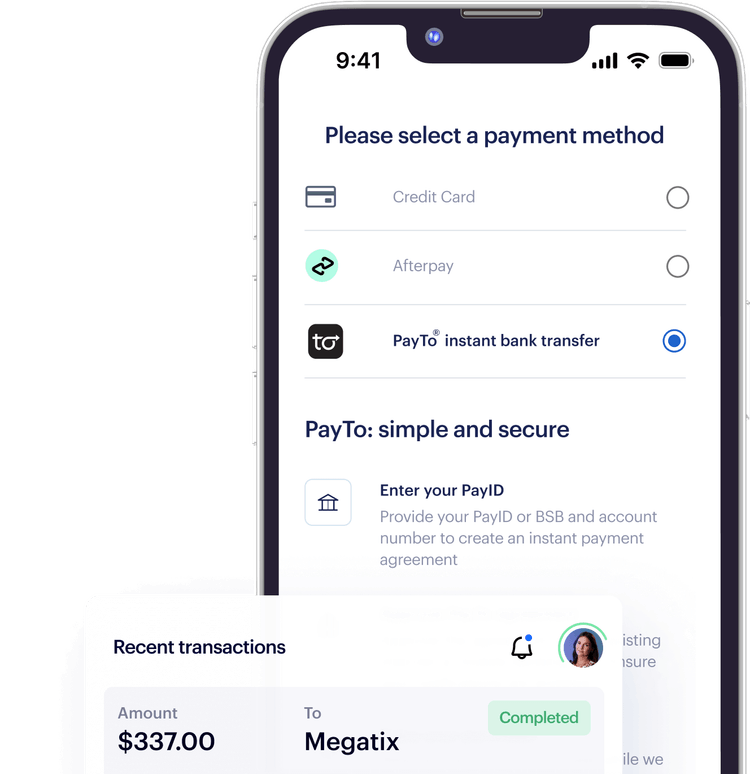 Integrate PayTo | Instant payments in Australia | Volt